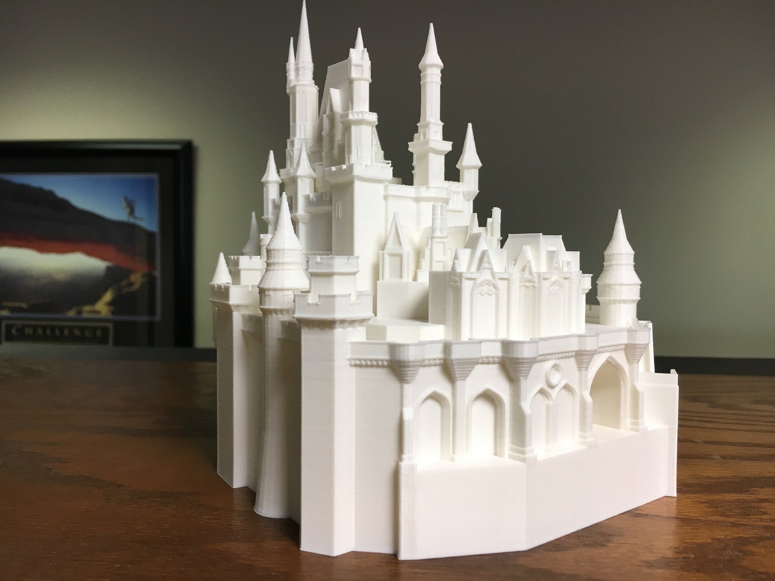 Princess Cinderella Castle Statue, 3D Printed, (6" Size Shown) - Etsy