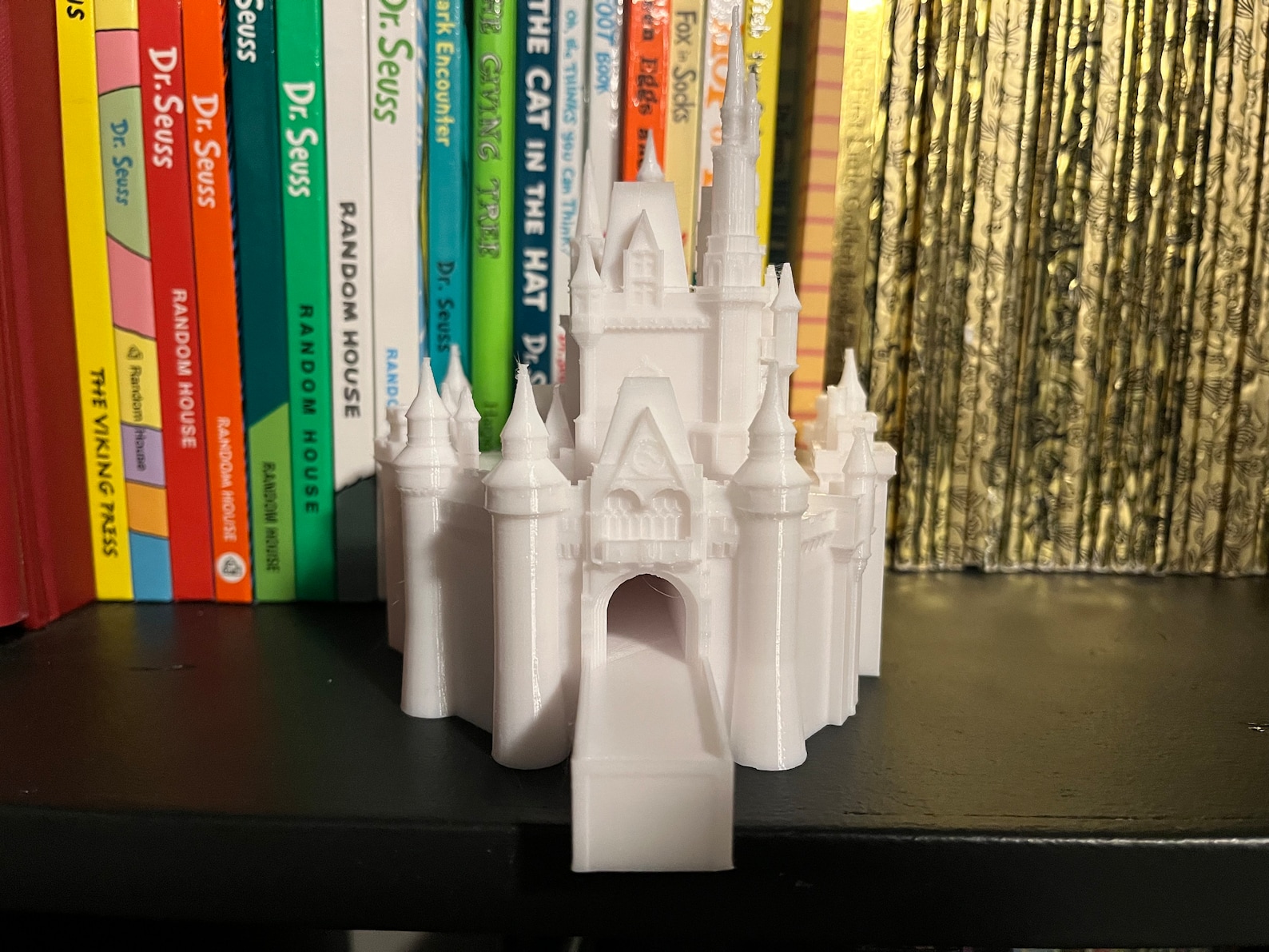 Princess Cinderella Castle Statue, 3D Printed, (6" Size Shown) - Etsy