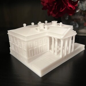 The White House Replica, 3D Printed, (4" Size Shown) - Etsy