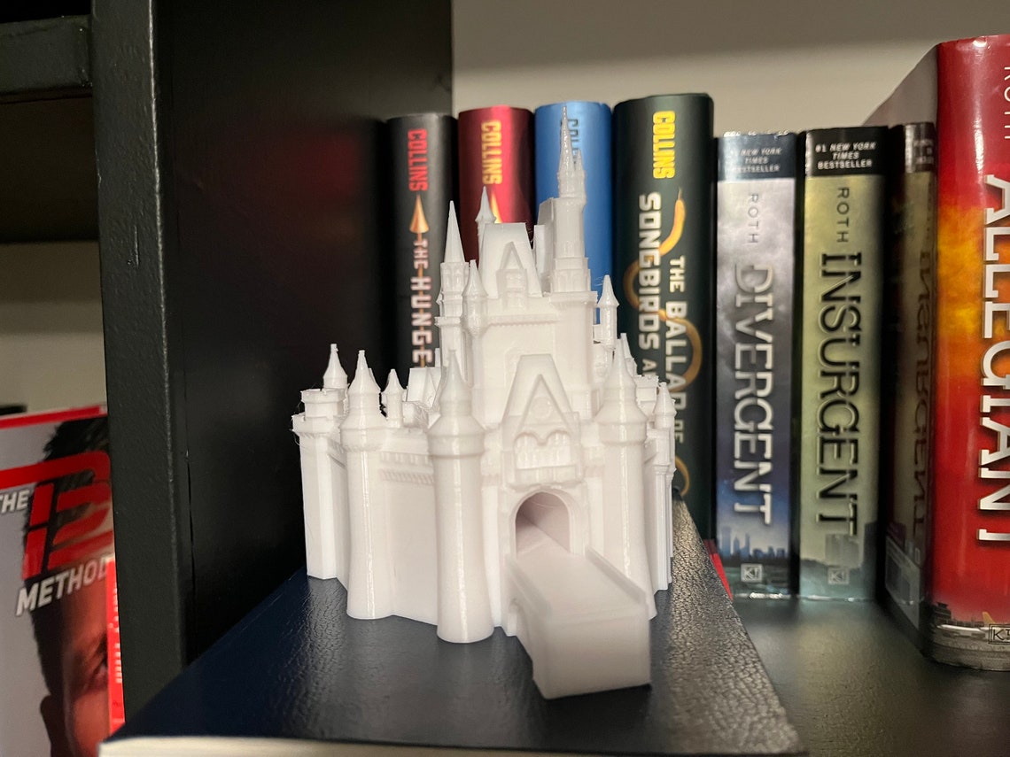 Princess Cinderella Castle Statue, 3D Printed, (6" Size Shown) - Etsy