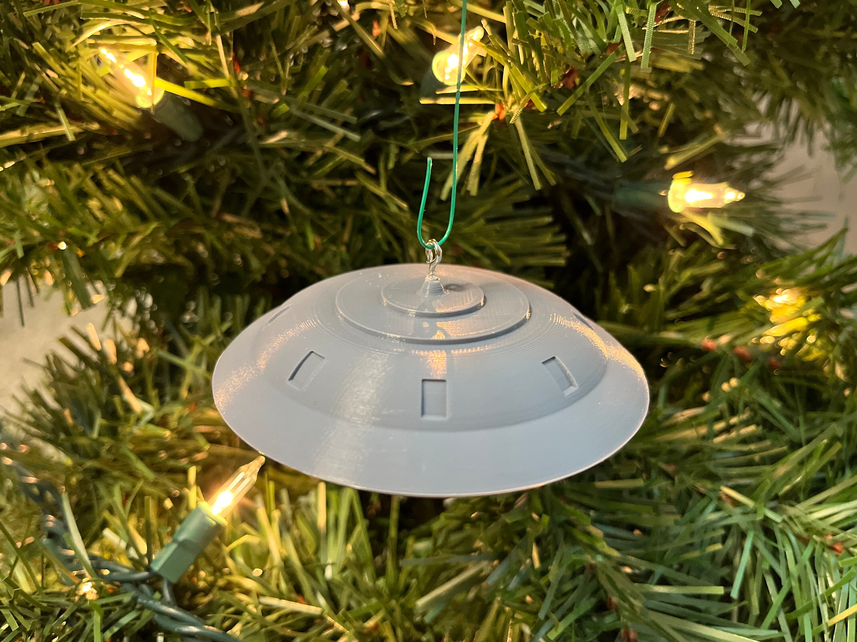 Pleiadian Miniscout Beamship UFO Ornament – 3D Printed Replica - Etsy