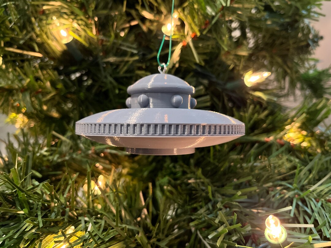 Lyrian Beamship UFO Christmas Ornament – 3D Printed, Billy Meier ...