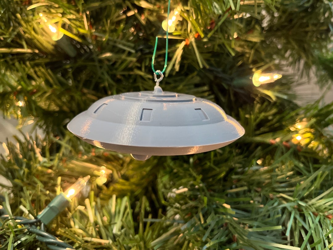 1970s Pleiadian Miniscout Beamship UFO Replica Christmas Tree Ornament ...
