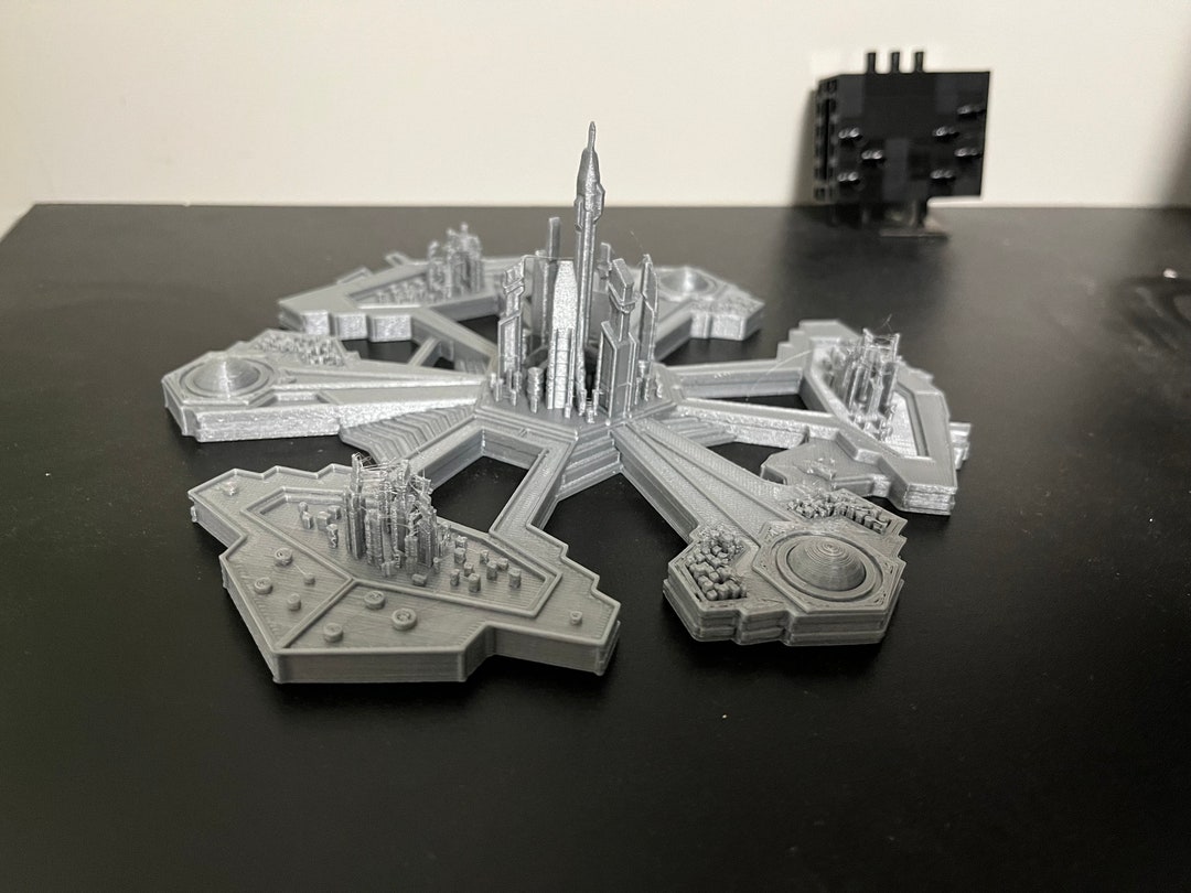 City of Atlantis, 3D Printed (8" Size Shown) - Etsy