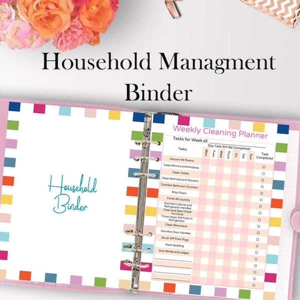 Home Management Binder - Etsy