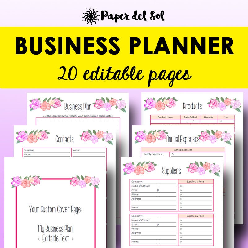 Direct Sales Planner Printable Business Planner Small Etsy direct-sales-planner-printable-business-planner-small-etsy