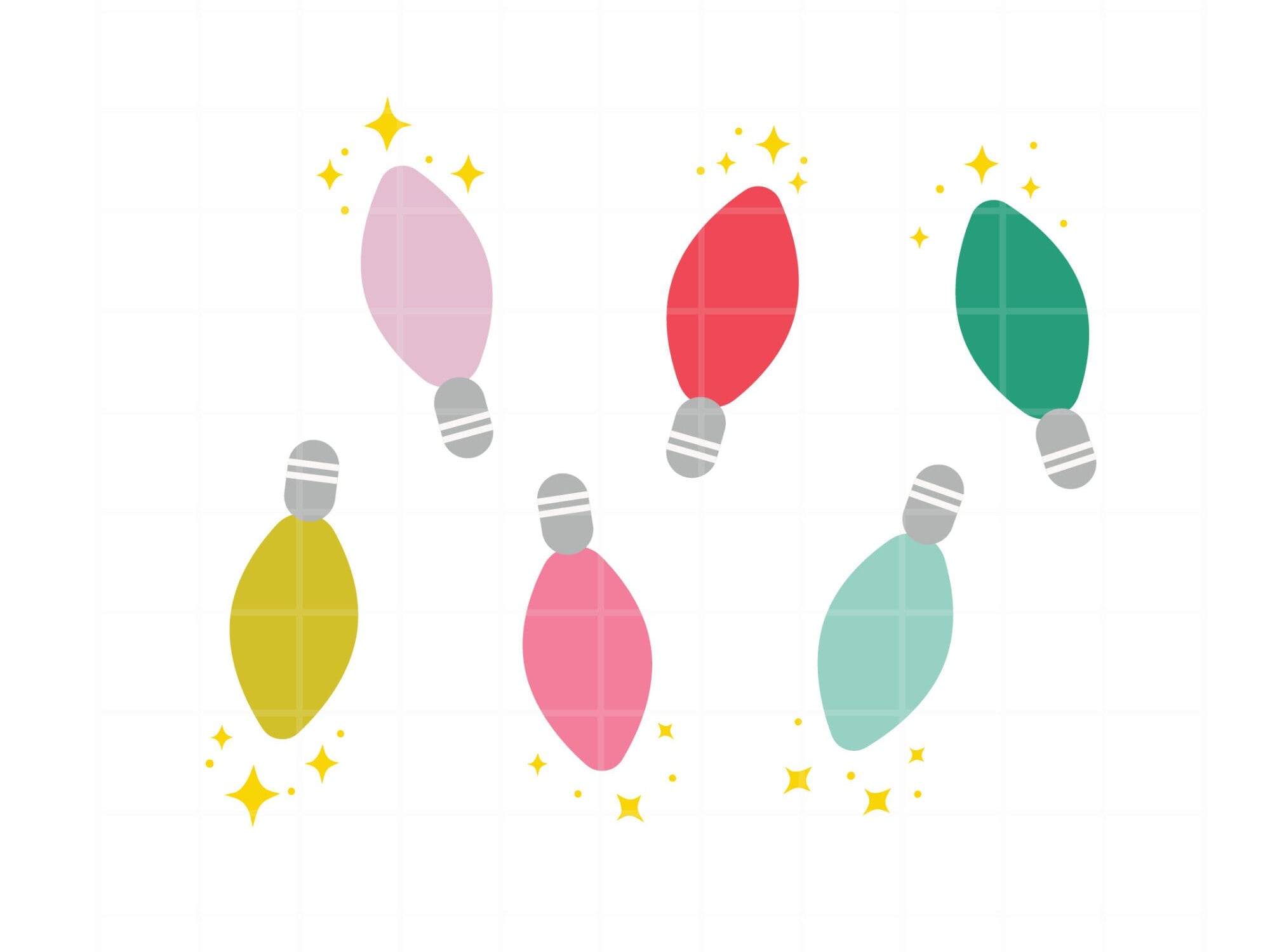 Christmas Lights SVG | Christmas Light SVG | Lights SVG | Christmas ...