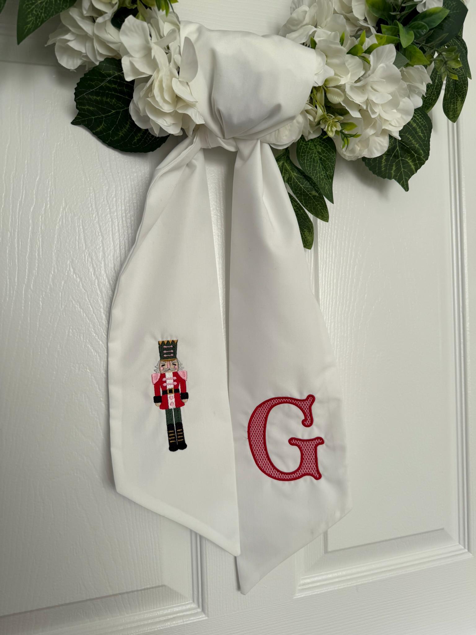 Clara Diamond Filled Fishtail Embroidery BX Font. Satin Stitch Monogram ...