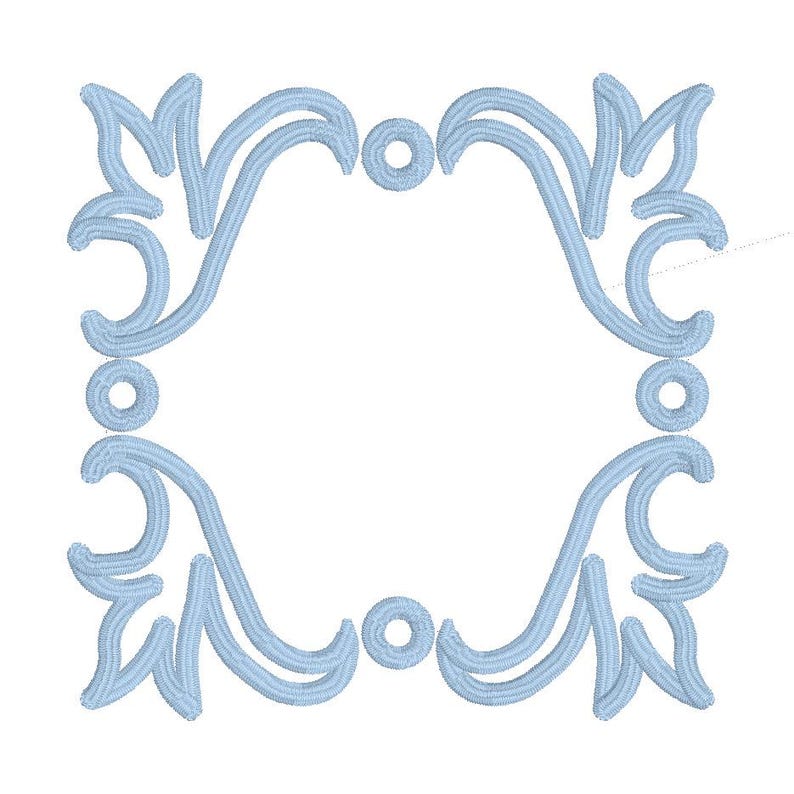 Appliqué Border Embroidery Design Set of 3, Decorative Frame Borders ...