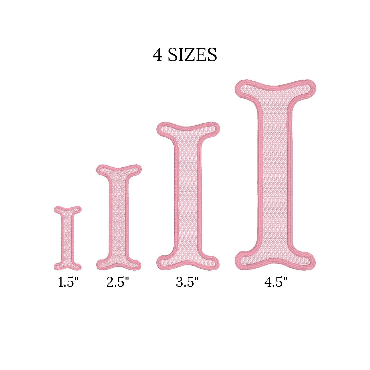 Clara Diamond Filled Fishtail Embroidery BX Font. Satin Stitch Monogram ...