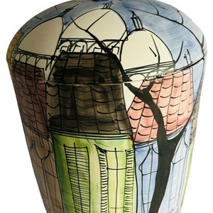 Vintage 1950's Mid Century Modern Rare Lidded Jar From Romano Innocenti ...