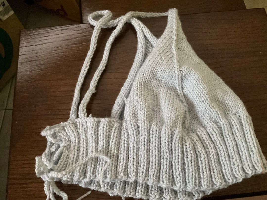 Bralette With Adjustable Back Laceup Ties - Etsy