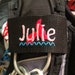 Personalized Embroidered Scuba BCD Name Tag Badge Whale Tail - Etsy