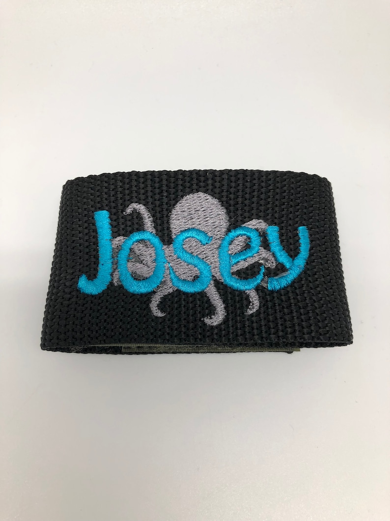 Personalized Embroidered Scuba BCD Name Tag Badge Jellyfish - Etsy