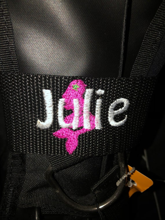 Personalized Embroidered Scuba BCD Name Tag Badge Full Mermaid | Etsy