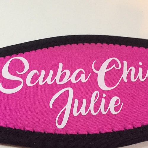 Personalized Embroidered Scuba Tank Strap Mermaid. - Etsy