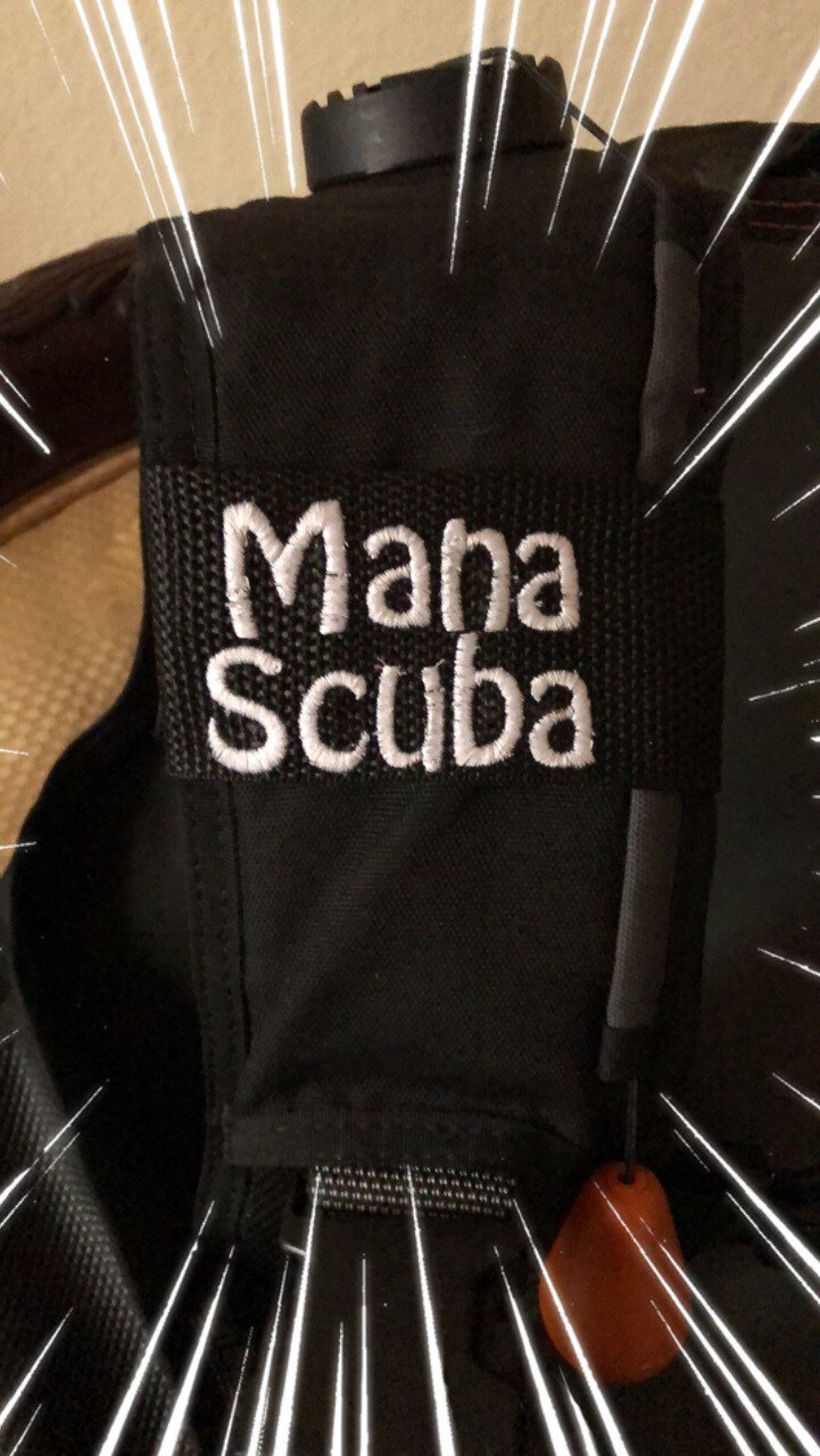Personalized Embroidered Scuba BCD Name Tag Badge - Etsy