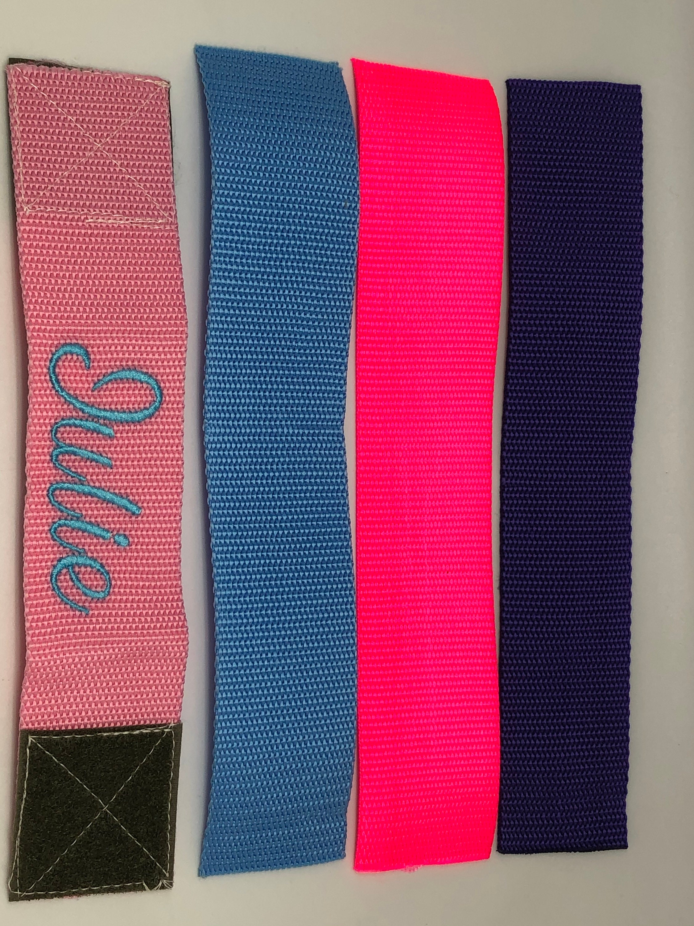 Personalized Embroidered Scuba BCD Name Tag Badge **colored Straps** - Etsy