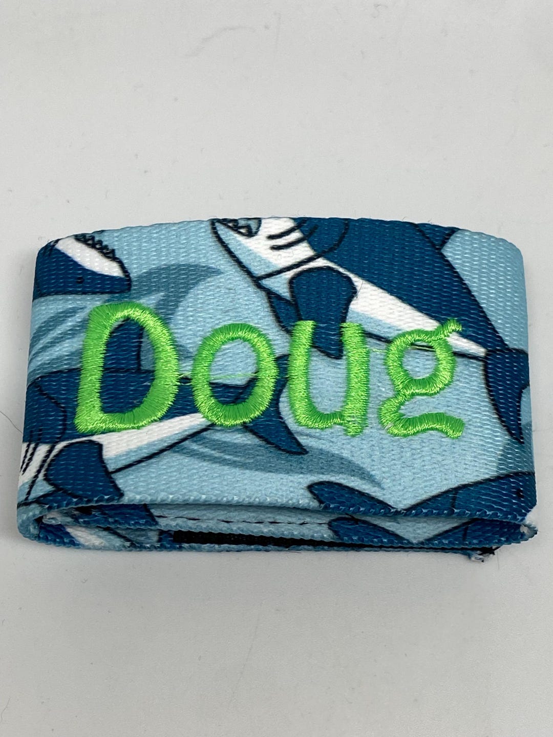 Personalized Embroidered Scuba BCD Name Tag Badge Shark - Etsy