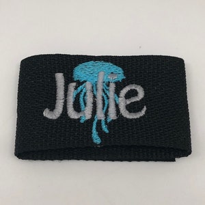 Personalized Embroidered Scuba BCD Name Tag Badge Dolphin - Etsy