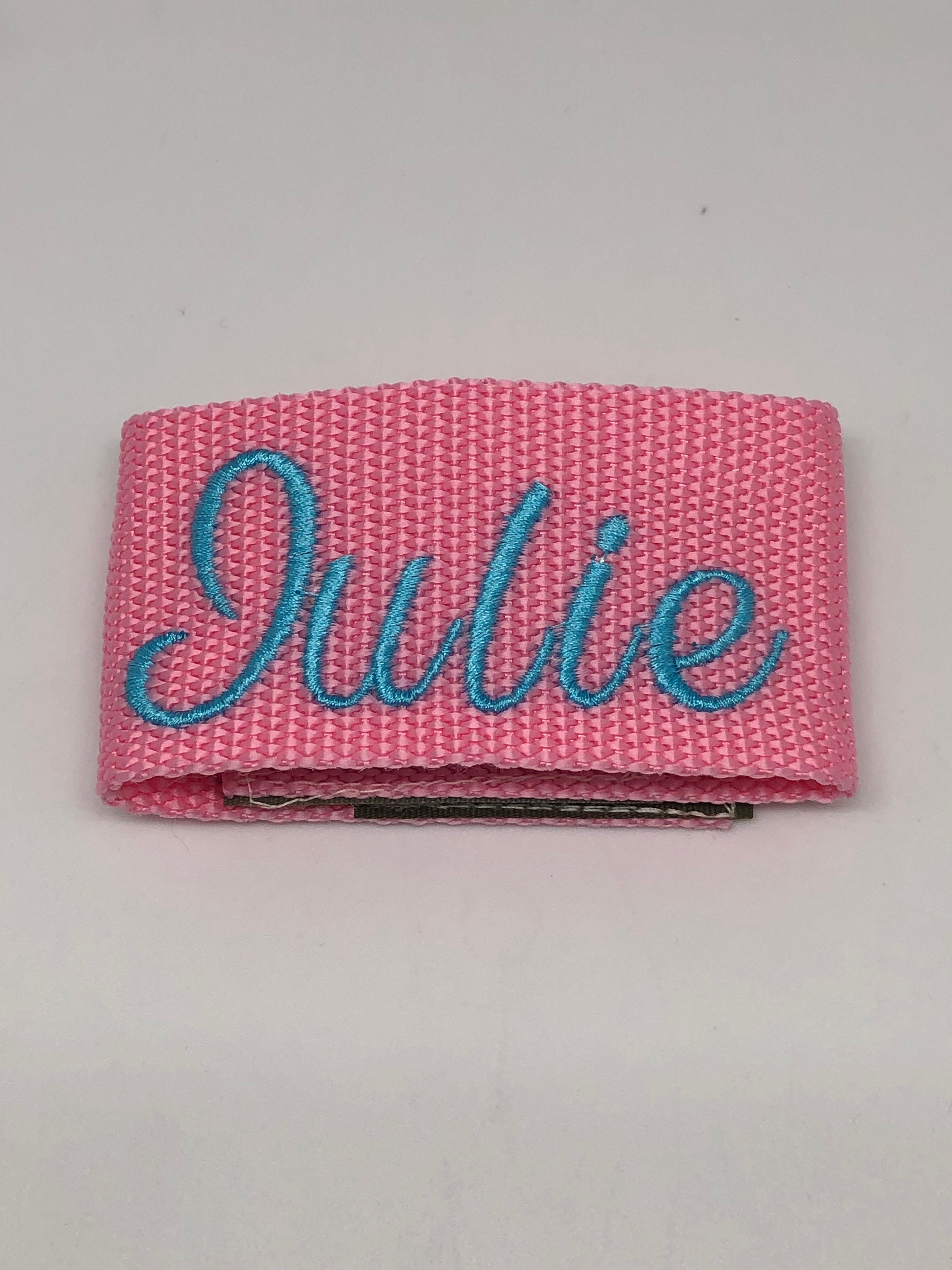Personalized Embroidered Scuba BCD Name Tag Badge **colored Straps** - Etsy