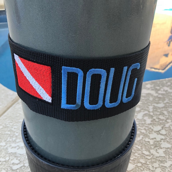 Personalized Scuba Tank Strap - Etsy