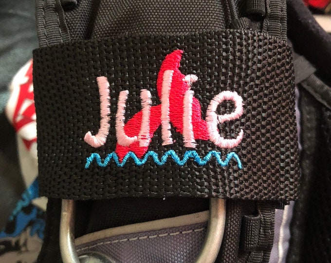 Personalized Embroidered Scuba BCD Name Tag Badge - Etsy