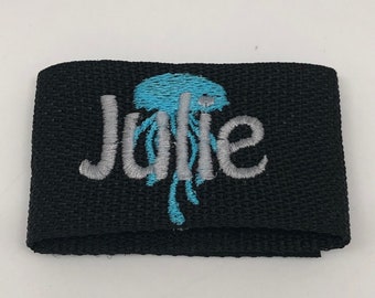 Personalized Embroidered Scuba BCD Name Tag Badge | Etsy