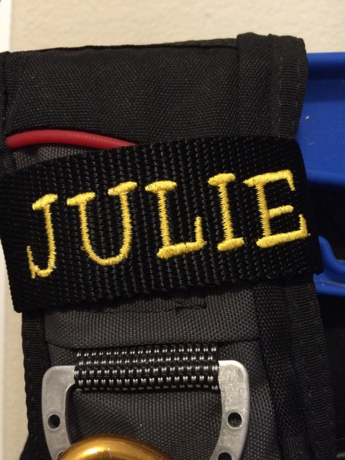 Personalized Embroidered Scuba BCD Name Tag Badge | Etsy