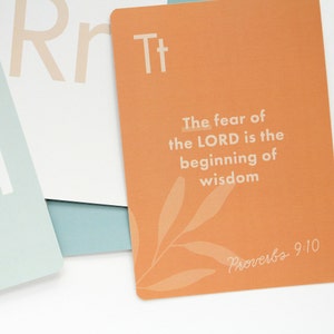 ABC Scripture Cards (summer), ABC Bible Verse Cards, Scripture Memory ...