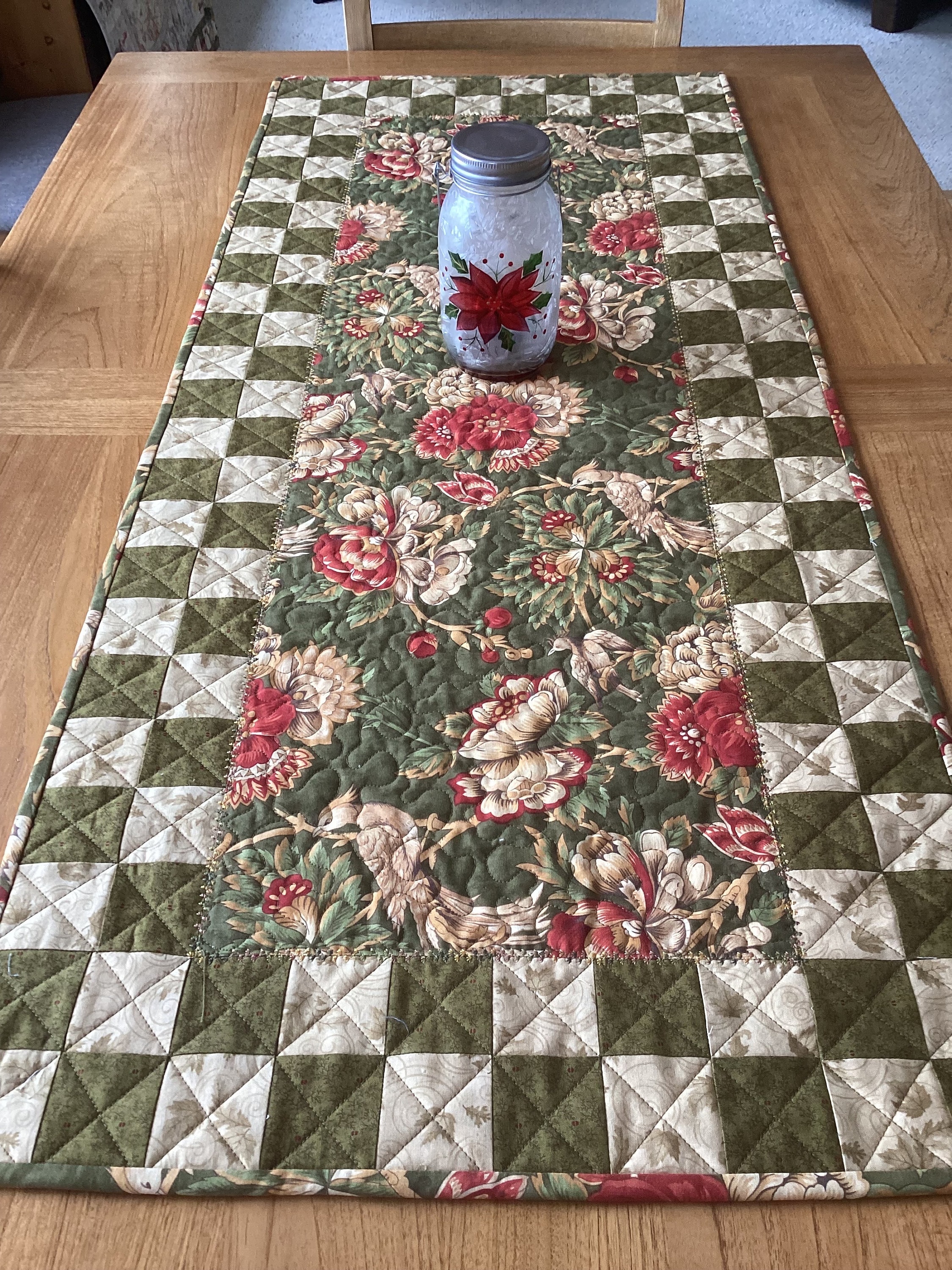 April Cornell Checkerboard Quilted Table Runner II 48 X 20 1/2 - Etsy