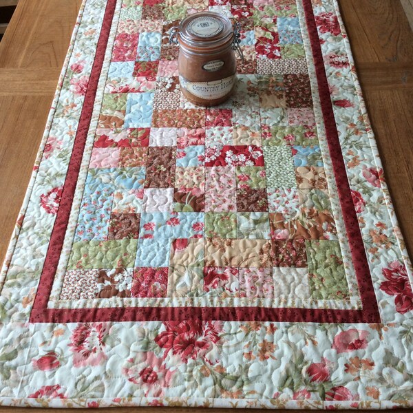 Scrappy Table Runner - Etsy