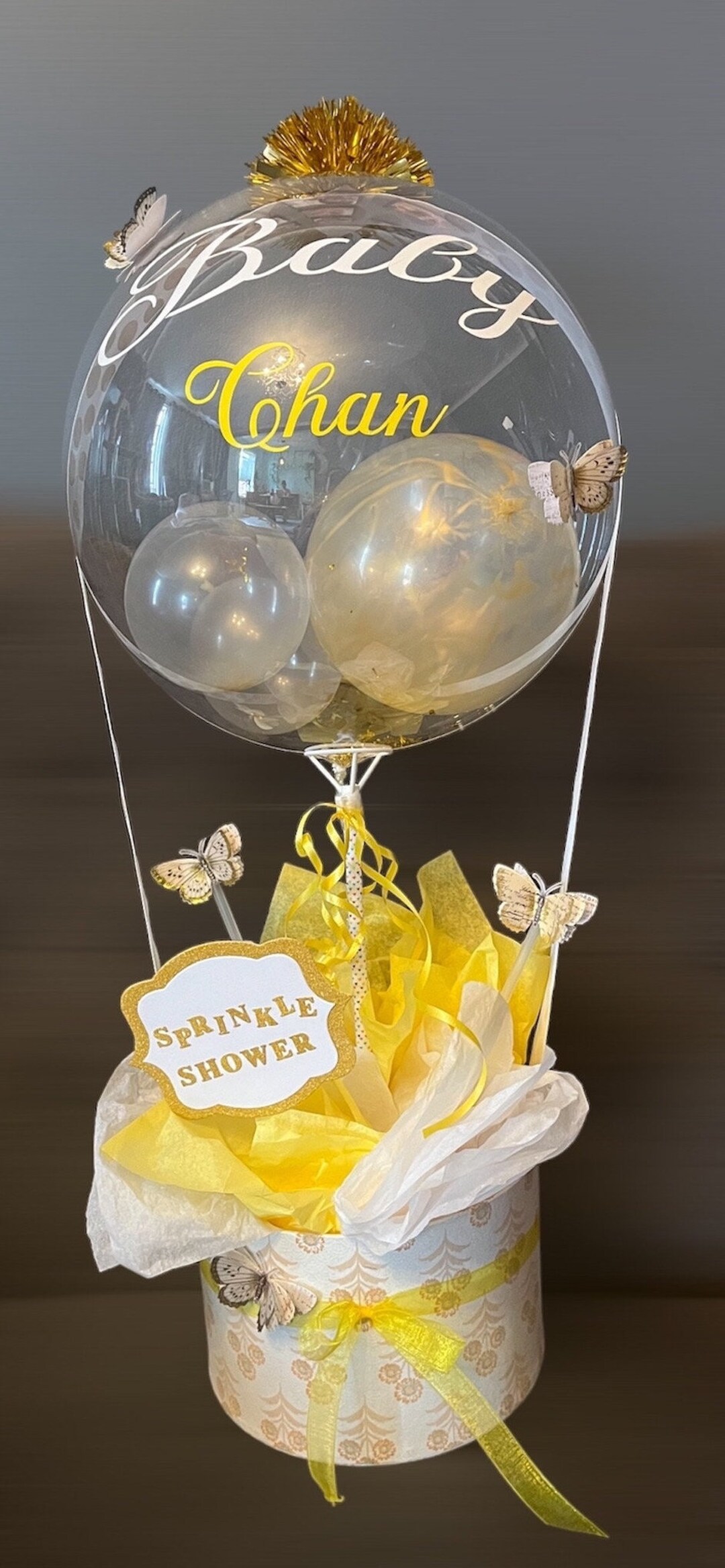Balloon Box, Birthday, Baby, I Love You, Congrats, Handmade, Custom Box ...