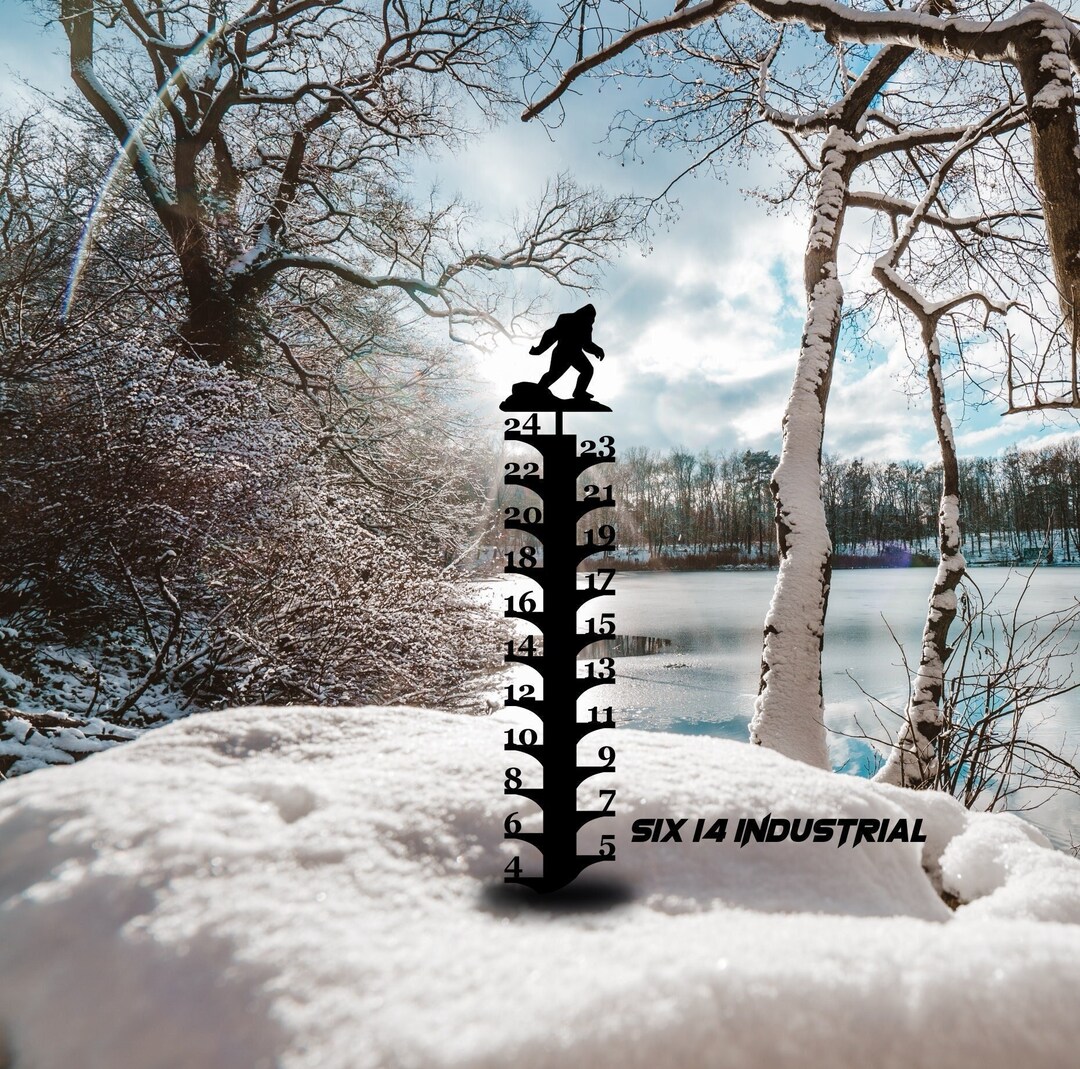 Yeti Snow Gauge / Snow Ruler / Snow Stake / Snow Depth Gauge / Snowfall ...
