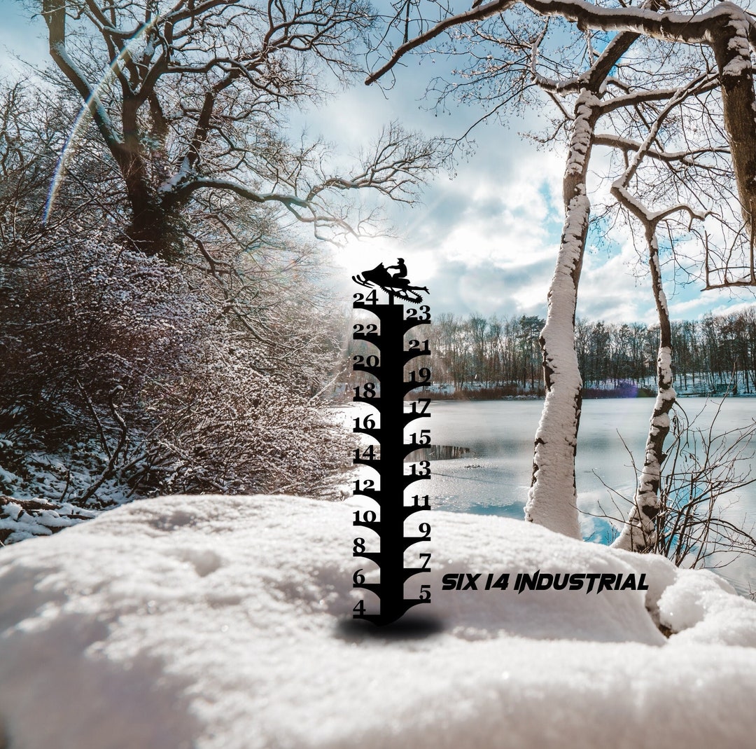 Snowmobile Snow Gauge / Snow Ruler / Snow Stake / Snow Depth Gauge ...