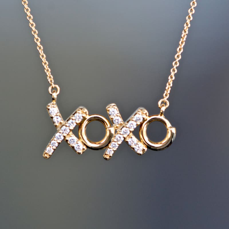Xo Necklace - Etsy