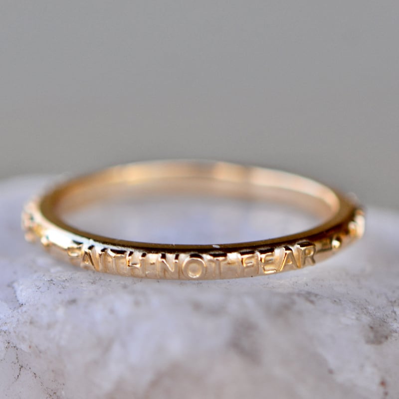 Faith Ring - Etsy