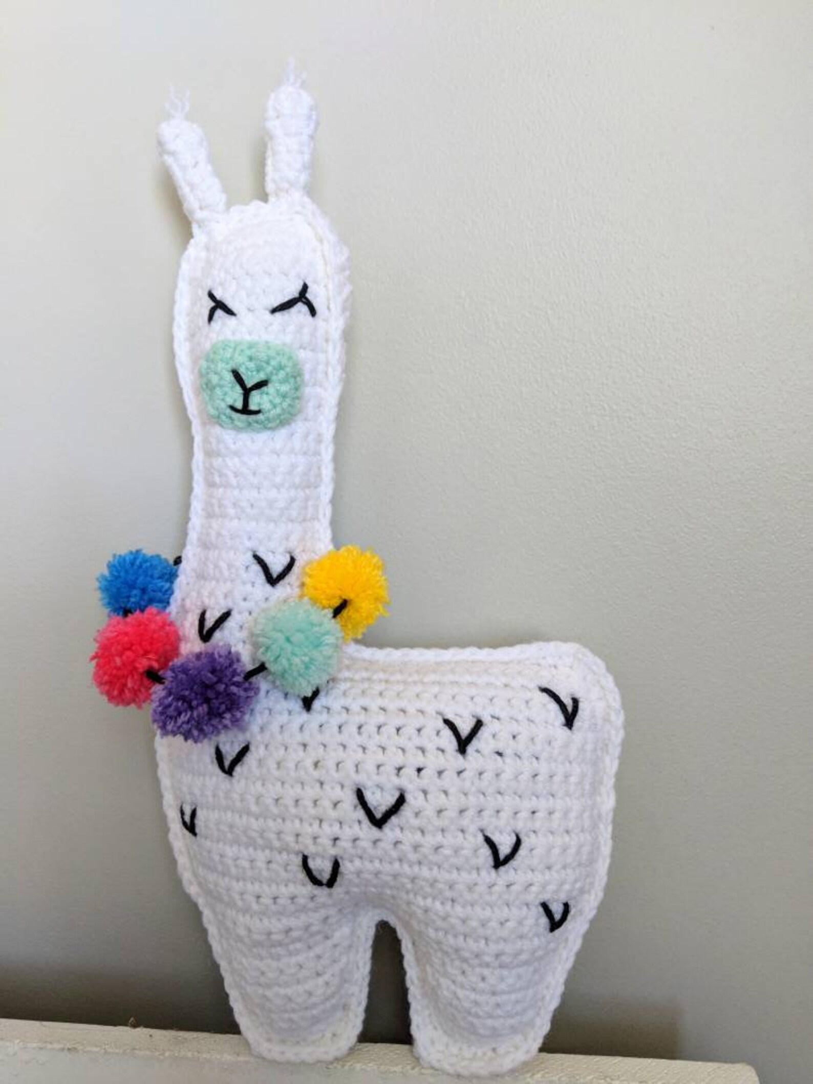 Large Plush Llama. Llama Decor. Llama Toy. Alpaca Plush. Colorful ...