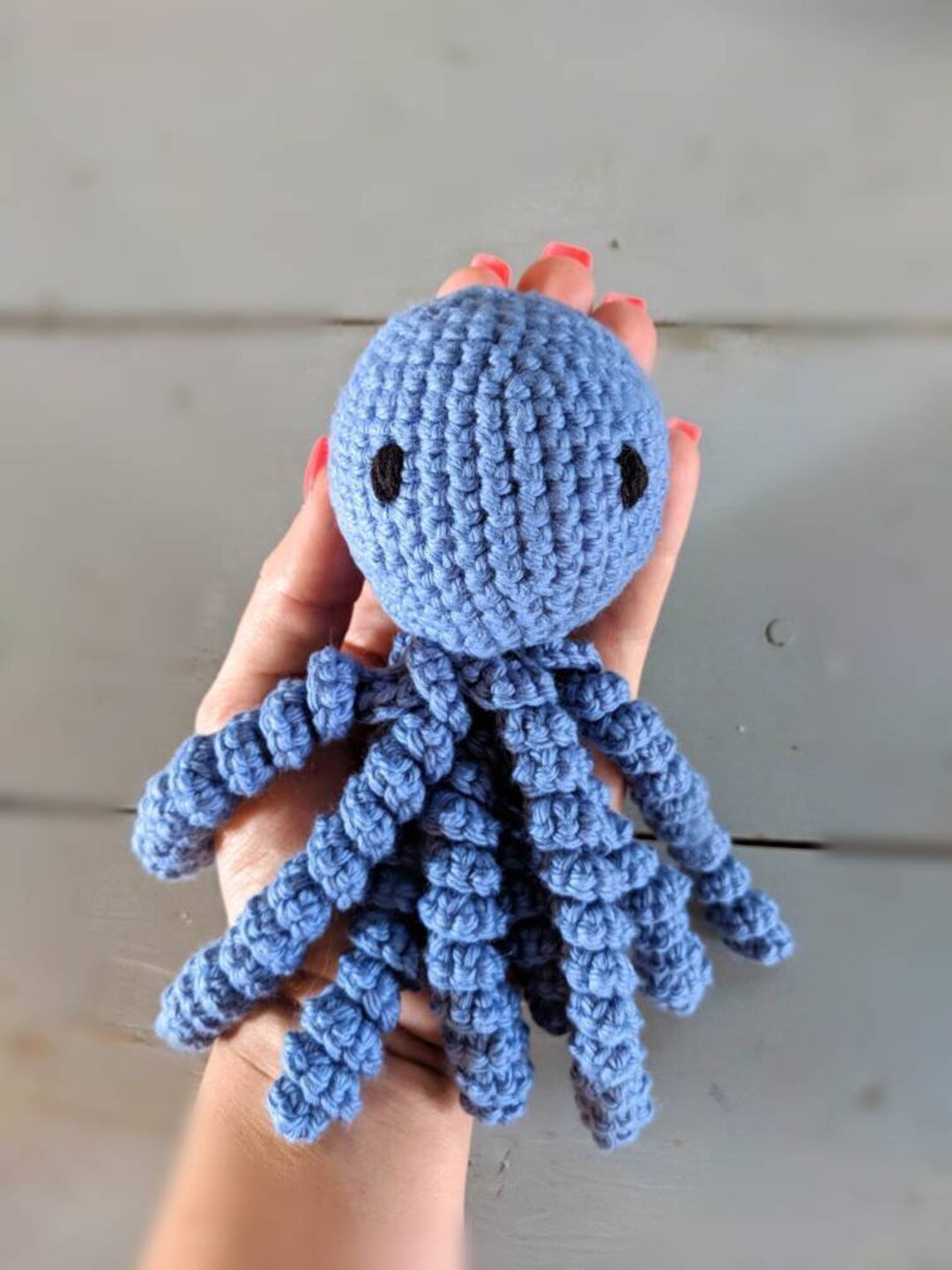 Octopus Snuggie. Preemie Octopus Toy. Cotton Octopus. Tiny Octopus for ...
