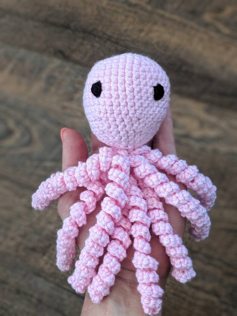 Octopus Snuggie. Preemie Octopus Toy. Cotton Octopus. Tiny Octopus for ...