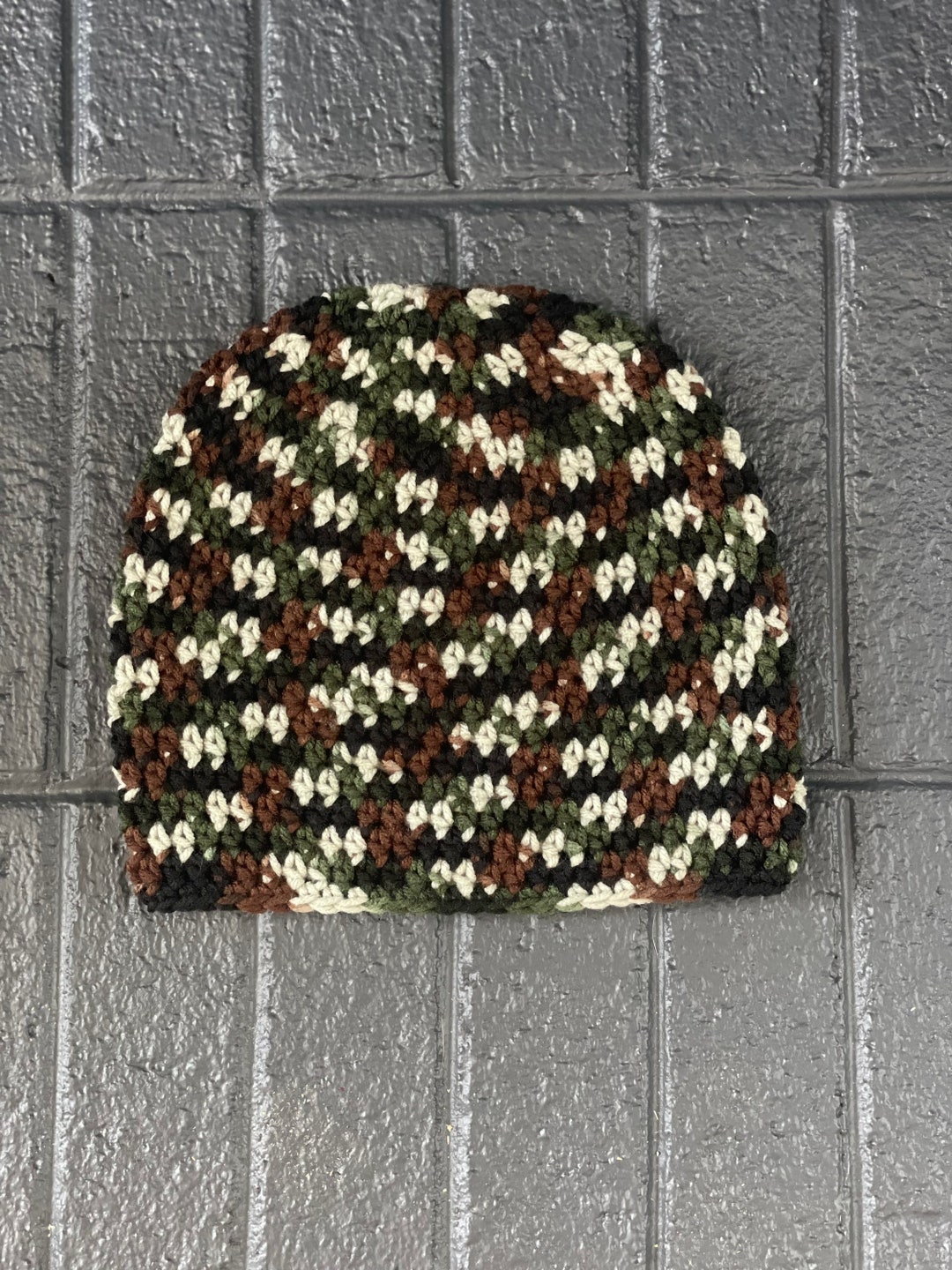 Men's Camo Beanie. Hunting Hat. Hunting Gear. Skull Cap. Camouflage ...