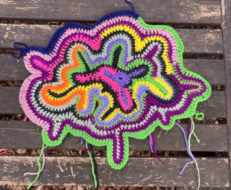 Handmade Freeform Crochet Wall Hanging! - Etsy