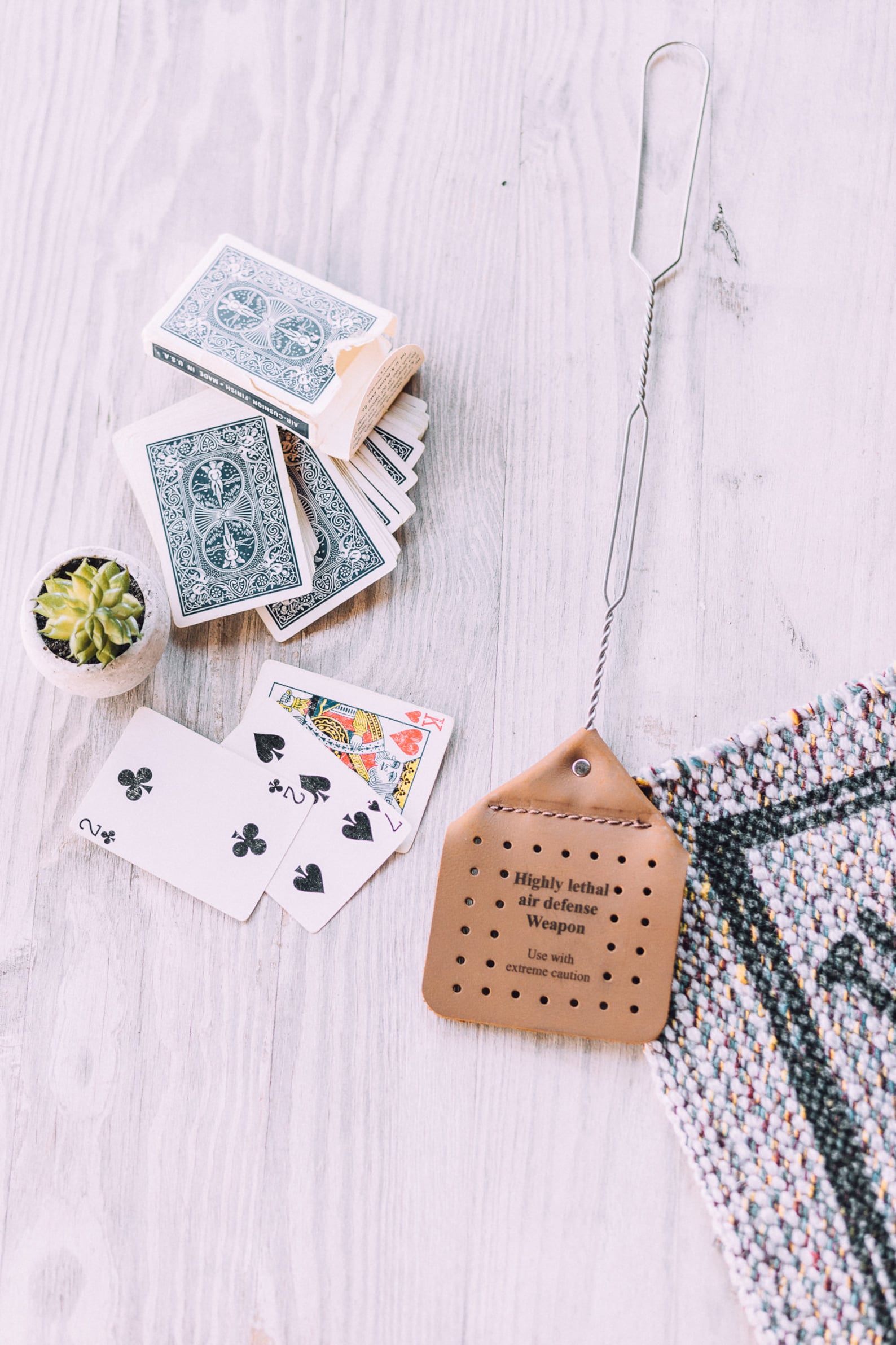 Leather Fly Swatter With Stainless Steel Handle - Etsy