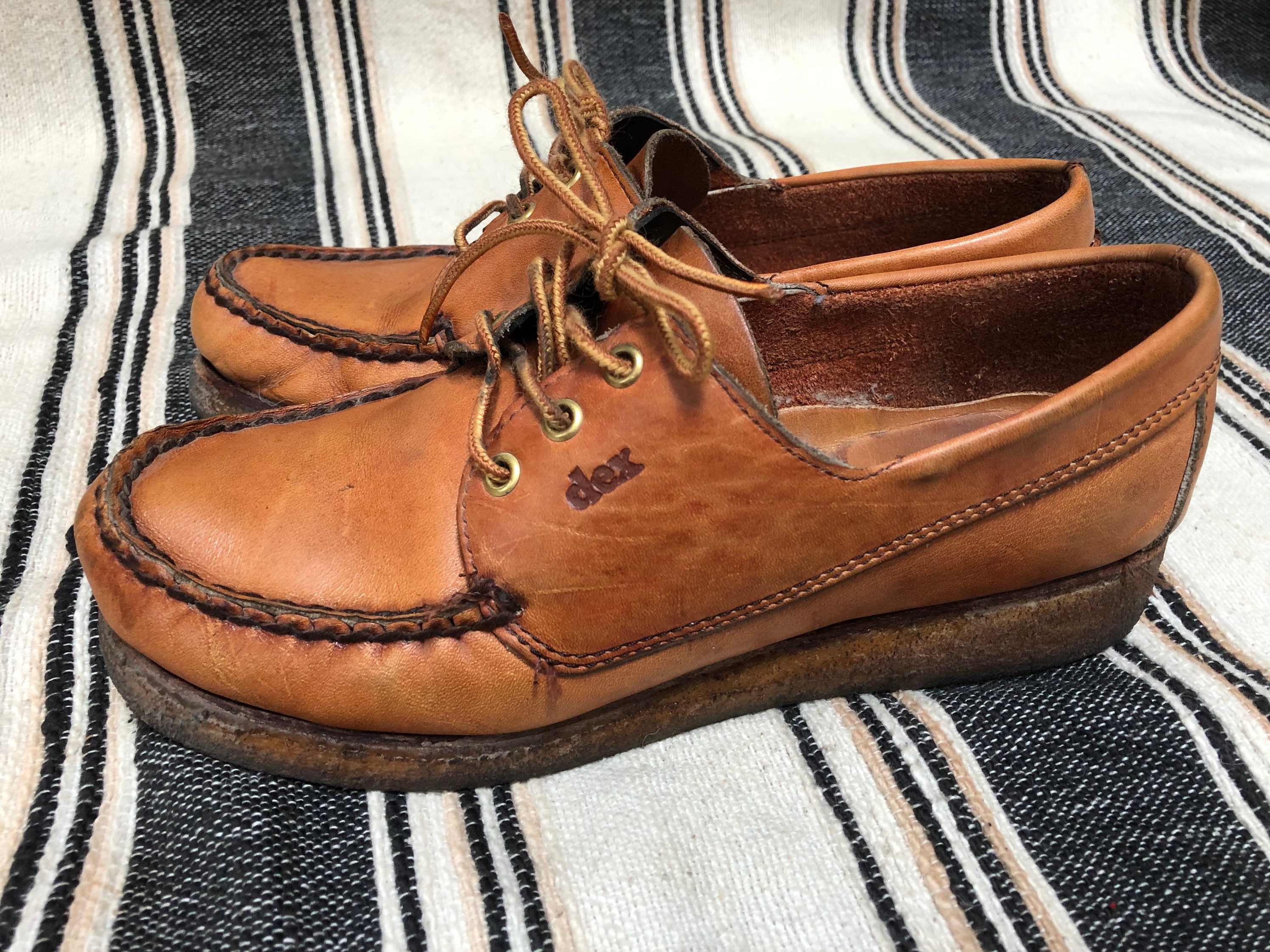 7.5 M, Womens Dex Gum Sole Deck Shoes - Etsy