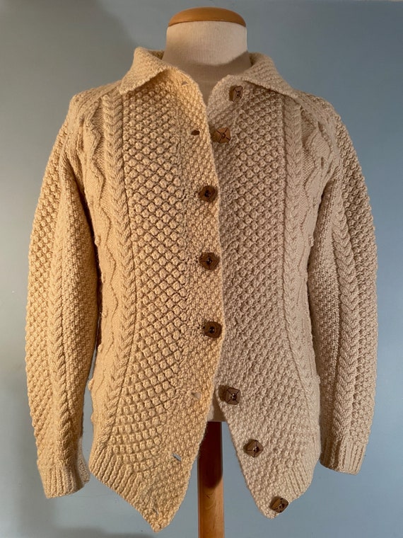 beautiful hand knit aran - Gem