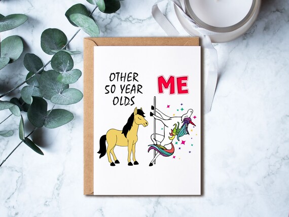 Funny 50th Card 50th Happy Birthday Card 50th Decorations - Etsy