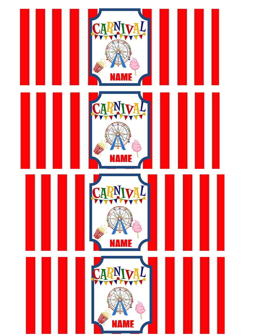 Carnival Kool-aid Burst Label, Carnival Theme, Carnival Juice Label ...