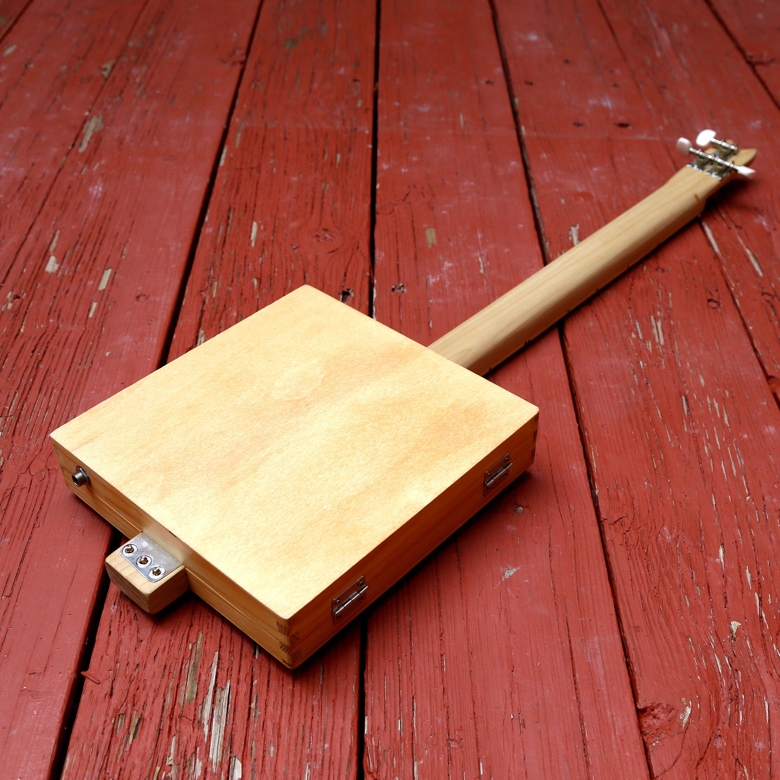 3-string Fretless Electric Slide Guitar / Cigar Box Guitar - Etsy