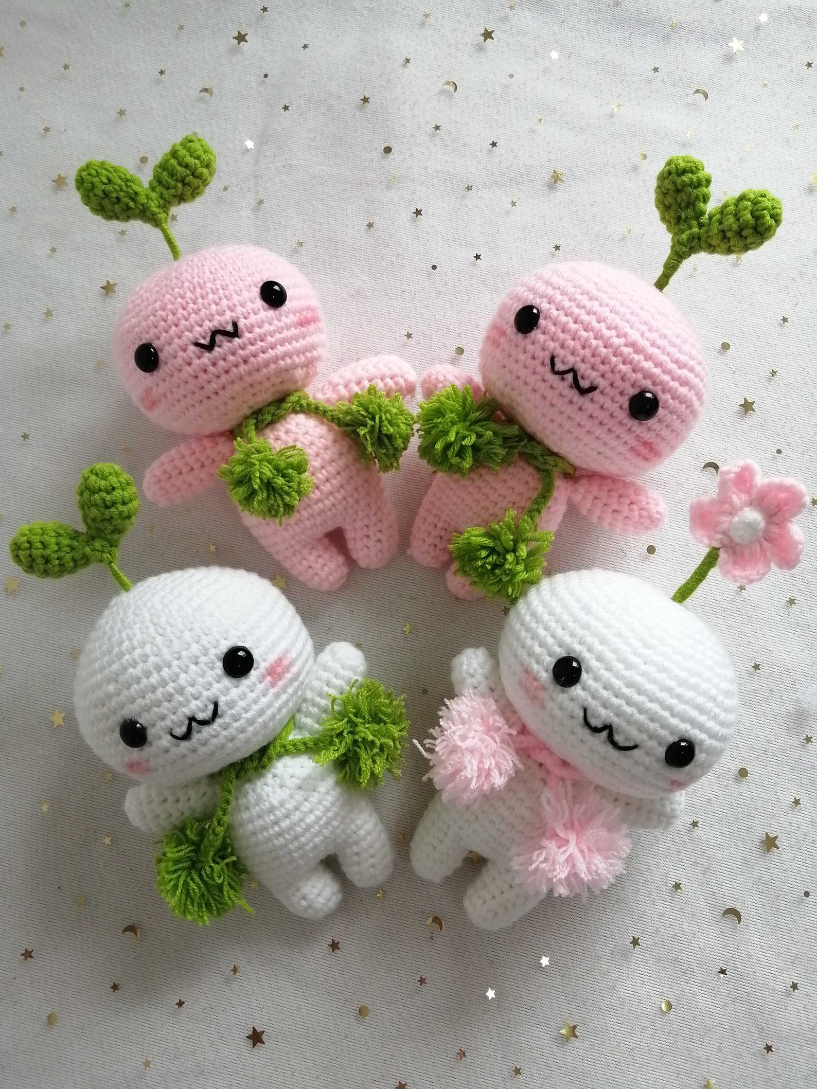 Crochet Amigurumi Peluches Rose Fleur Poupée Jouets 20 Cm Etsy France