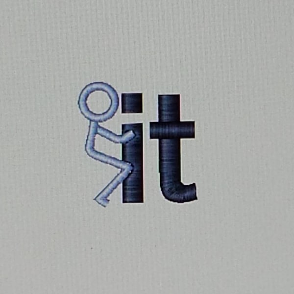 Stick Figure Embroidery Design - Etsy